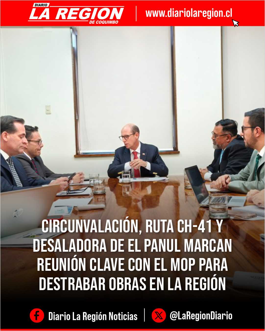 Circunvalación, Ruta CH-41 y desaladora de El Panul marcan reunión ...
